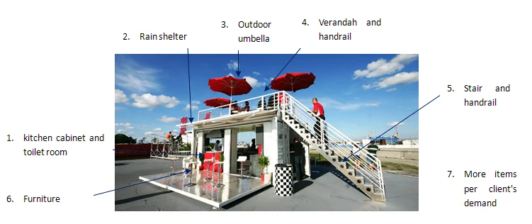 Living 20ft Container Home with Small Kitchen - Latest Design