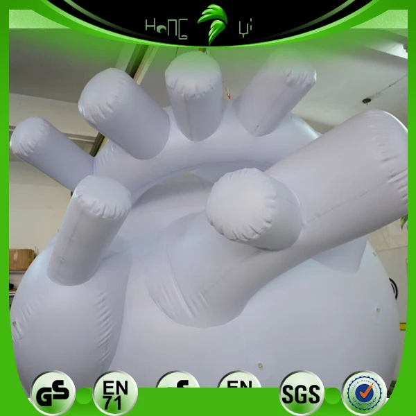 White Inflatable Realistic Human Heart Balloon For Advertising / Pvc ...