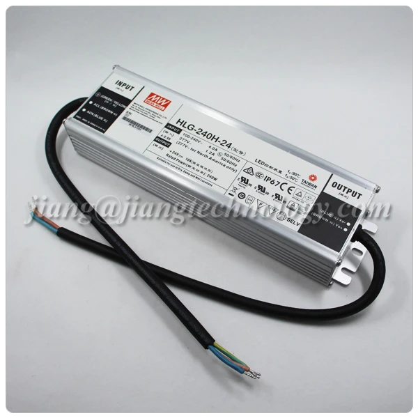 240w Led Street Light Driver Meanwell Hlg-240h-24 Ip67 Waterproof Led ...