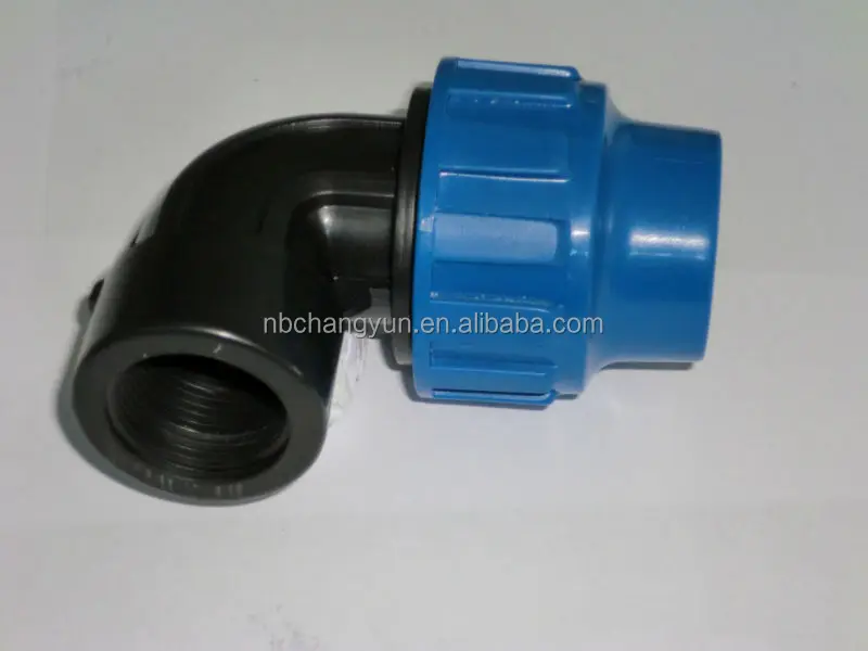 7008 Pp Compression Female Elbow For Pe Pipe - Buy Pipe Fitting Elbow ...