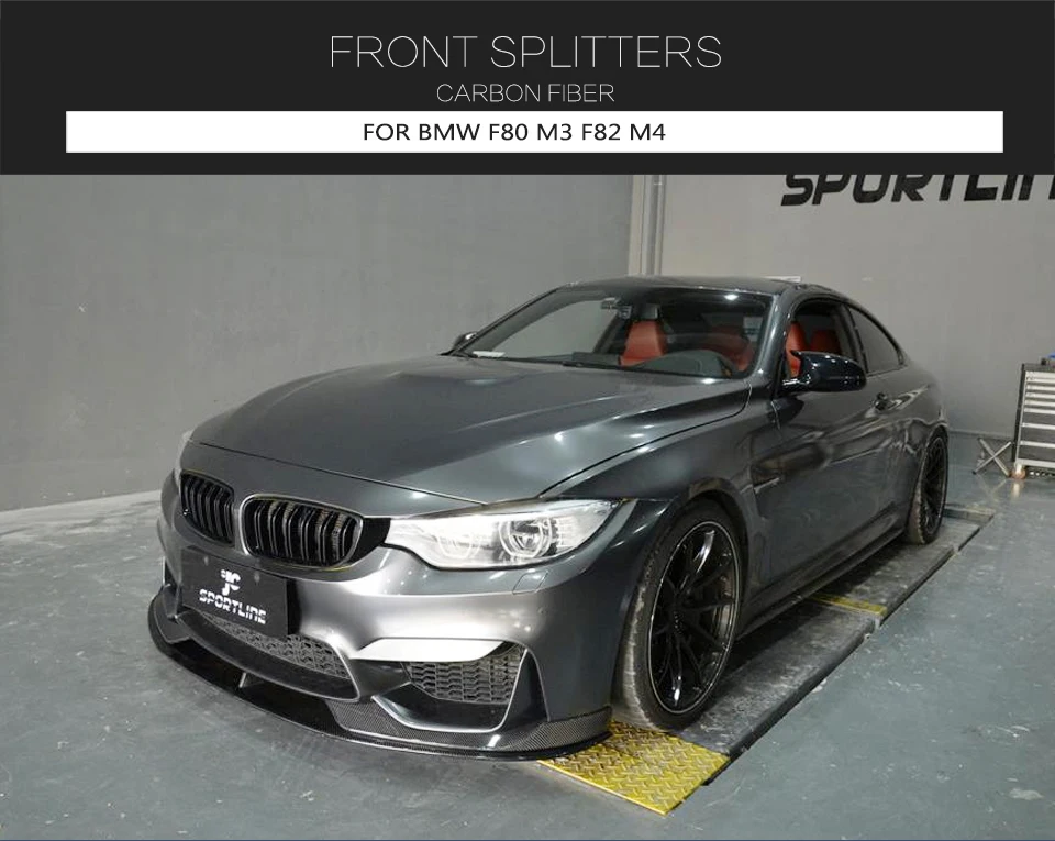 Carbon Fiber Front Bumper Splitter for BMW F80 M3 & F82 M4