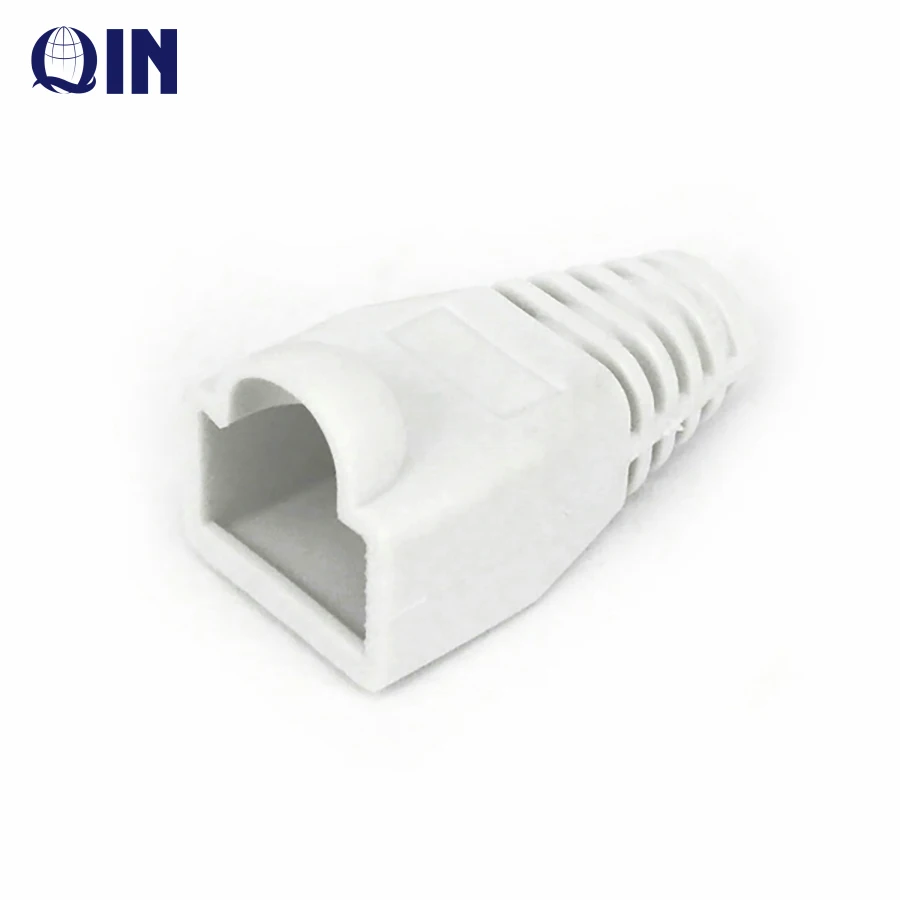 Network Rj45 Protective Rubber Boots Strain Relief Snag Modular Plug ...