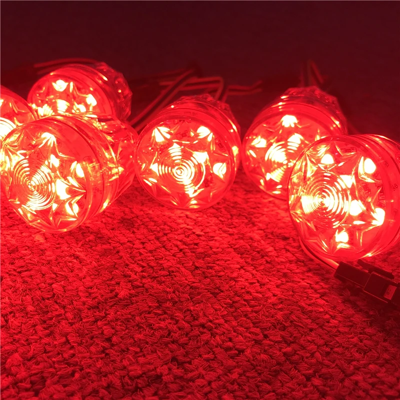 45mm Cabochon LED Pixel 24V Auto RGB Program for Theme Parks