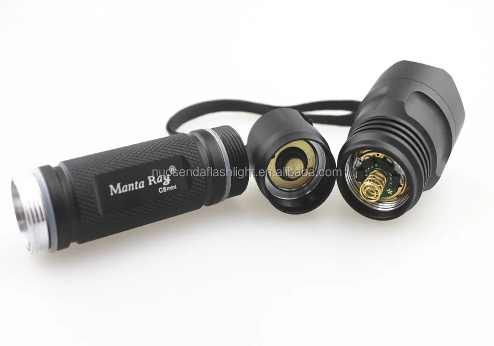 Manta Ray Mini C8 1xcree Xp-l Hi V3 2000lm 2 Groups Modes 5-mode + 3 ...