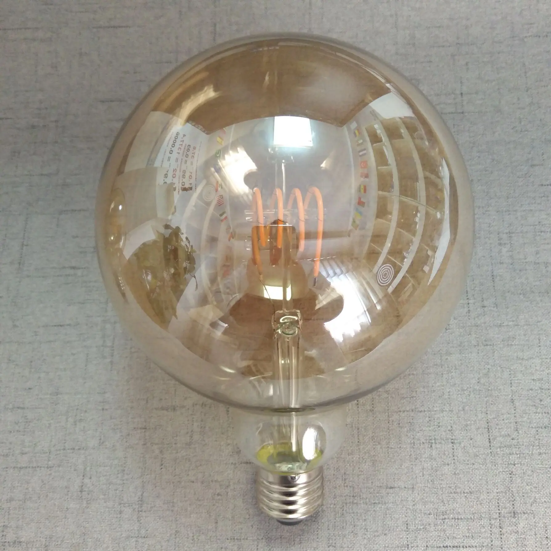 G80 E26 E27 Base Antique Flexible Led Filament Lamps Edison Decorative ...