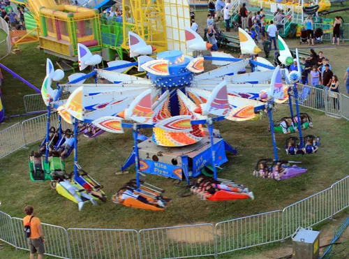 Double Flying Chair Lifting Paratrooper - Fun Amusement Ride