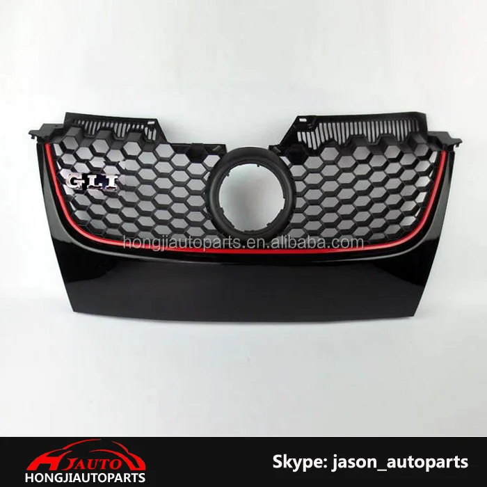 AUTO BODY PARTS FRONT GRILLE for VW GOLF JETTA BORA V MK5 GTI GLI Grill ...