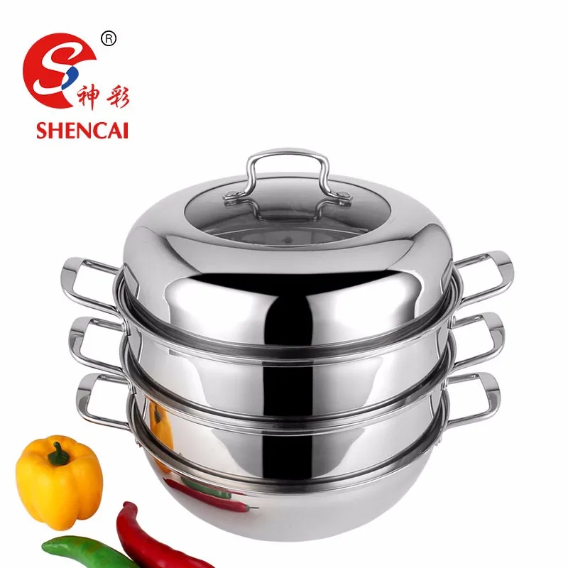Stainless Steel Dim Sum Steamer Steam Cooking Pot Food Steamer - Buy ...