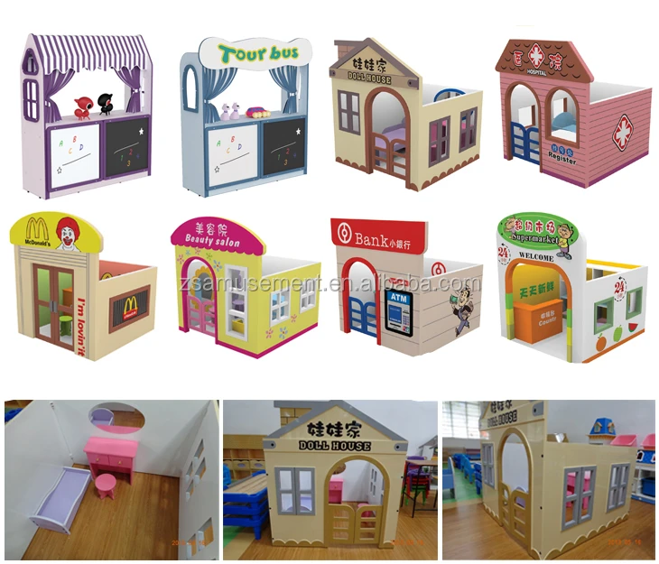 Plastic Kids Play House - Indoor Fun for 2-6 Year-olds