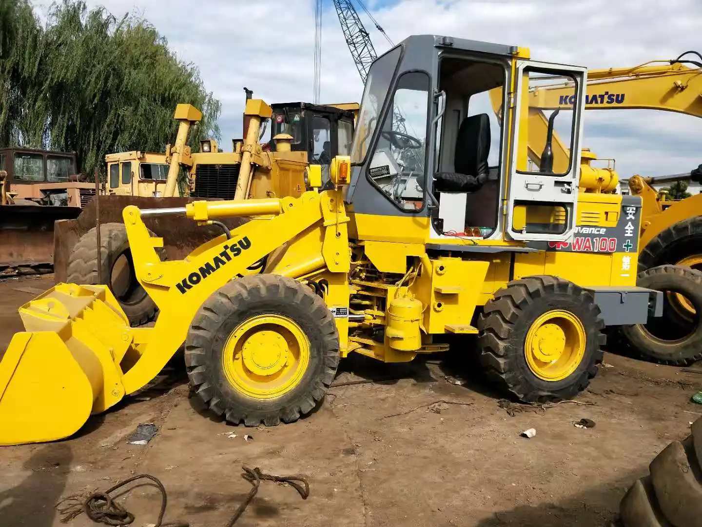 Used Komatsu Wa100 Wheel Loader At Best Price/komatsu 100 Wheel Loader ...