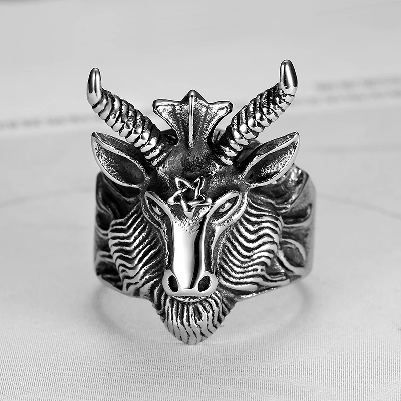 316L Stainless Steel Ring - Domineering Halloween Style