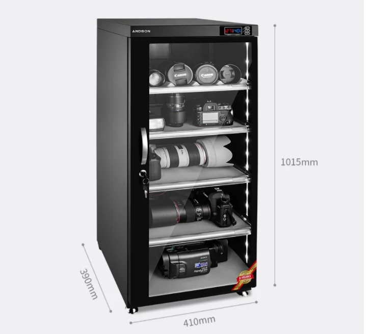 ANDBON 155L Camera Electric Dry Cabinet - Maintain Humidity