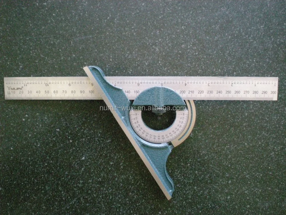 Silverline Multi Purpose Combination Square Set 300mm Stainless Steel ...