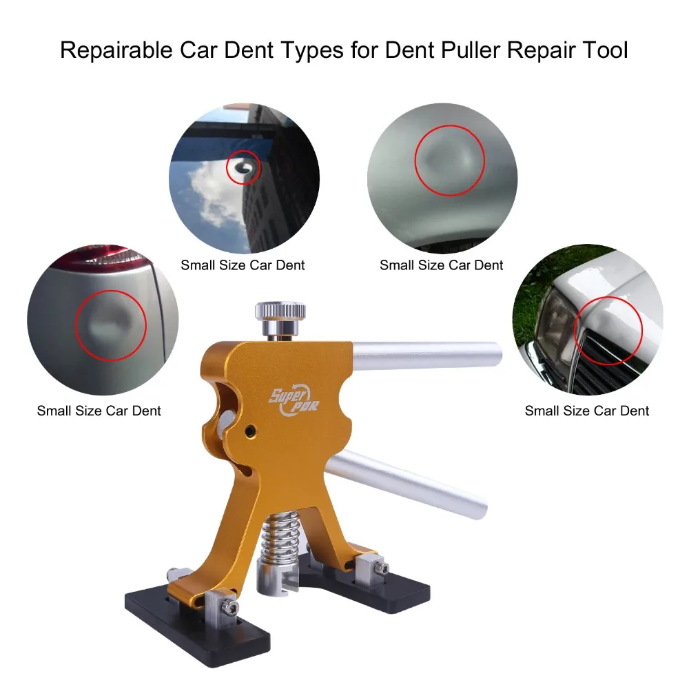 Super Pdr Paint Less Dent Removal Tool Car Body Dent Repair Tool Fix ...