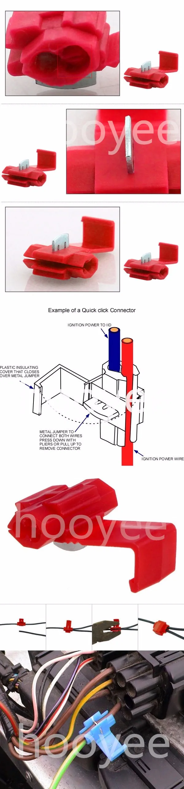 Scotch Lock Electric Wire Connectors Quick Splice Terminals Crimp No ...