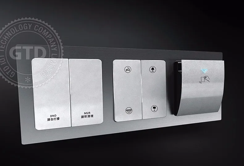 9-24v Wide Voltage Smart Hotel Room Control System Switches Solution ...