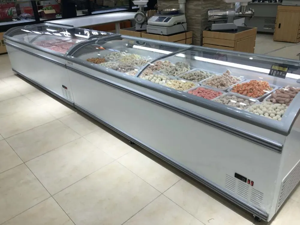 Supersnow Frozen Freezer Supermarket Island Freezer Display Freezer ...