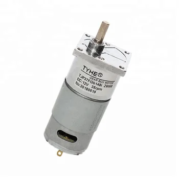 9 Volt Dc Gear Motor 37gb 10kg/cm Torque Dc Motor Tjp37fgb Tyhe Motor ...