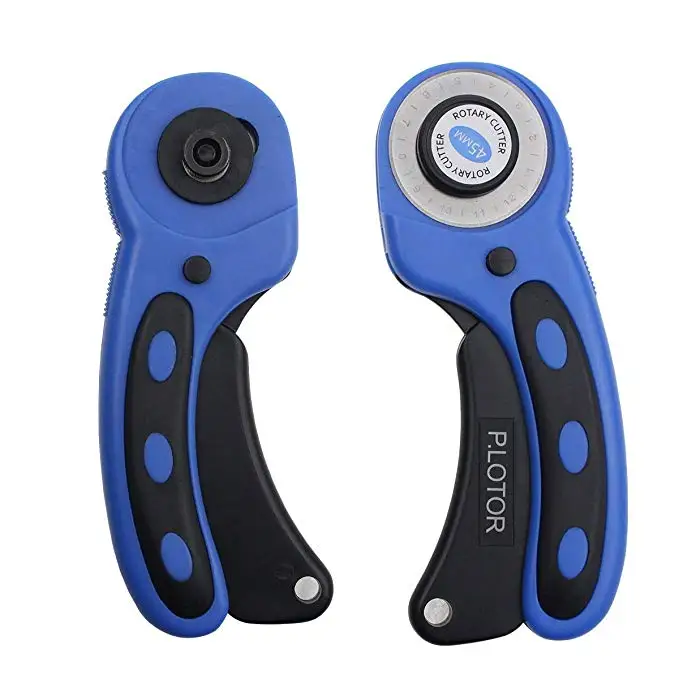 45mm Rotary Cutter Handle Quilting Tools With 5 Replacement Pinking ...