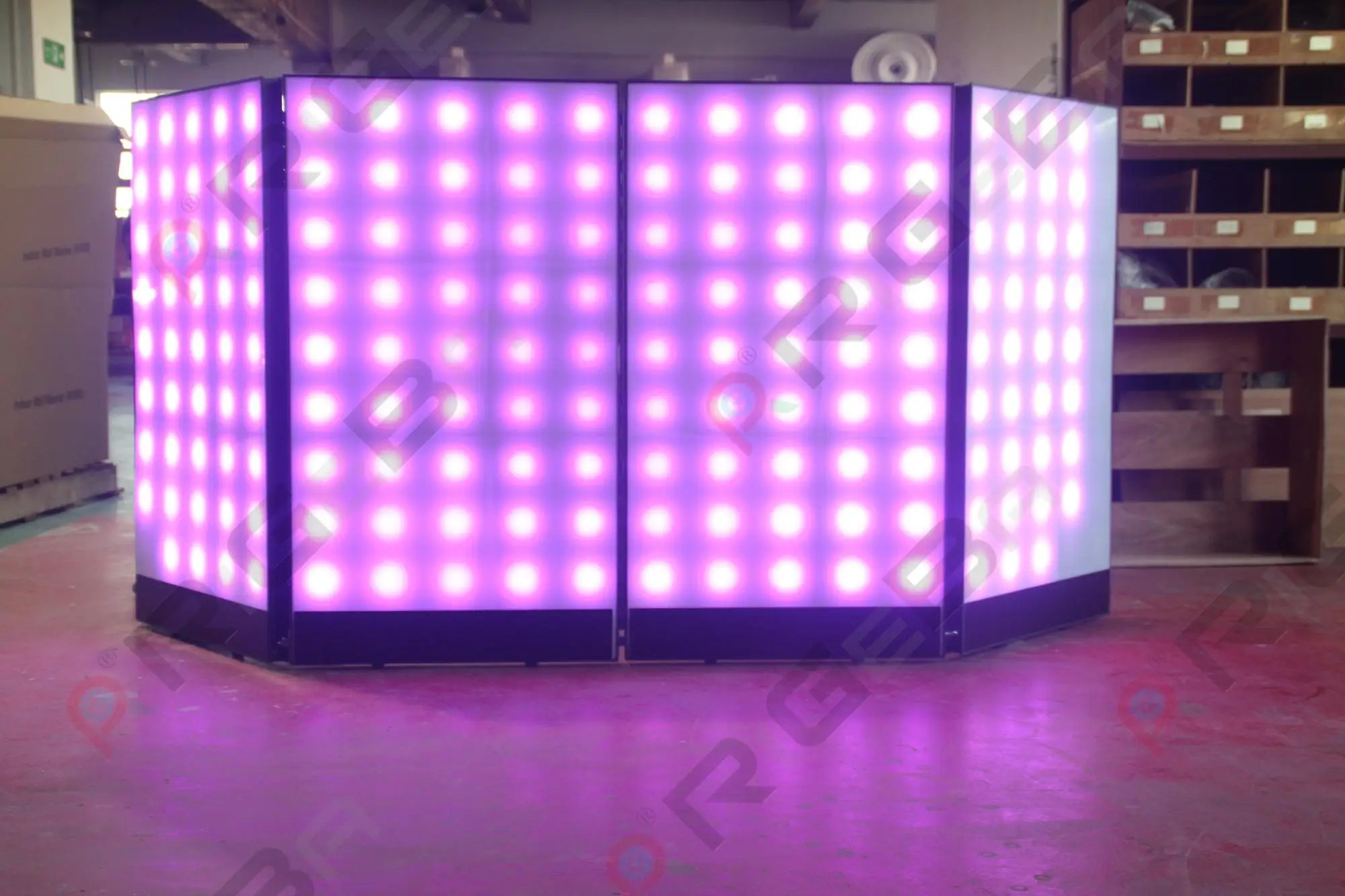 Tragbare Digitale Video Flash Folding Led Dj Booth Fassade Für Bühne ...