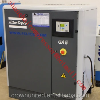 Ga5/7.5 Hp Rotary Screw Air Compressor | Atlas Copco Ga-5 - Buy Atlas ...