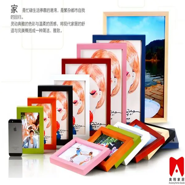 Colourful New Design Plastic Picture Frame 4x6 5x7 6x8 8x10
