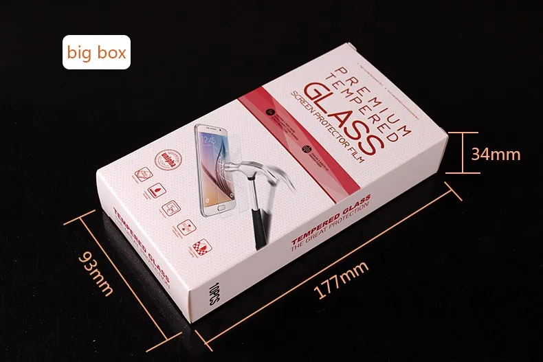 Wholesale Smartphone Screen Protector Packaging Color Box For Tempered ...
