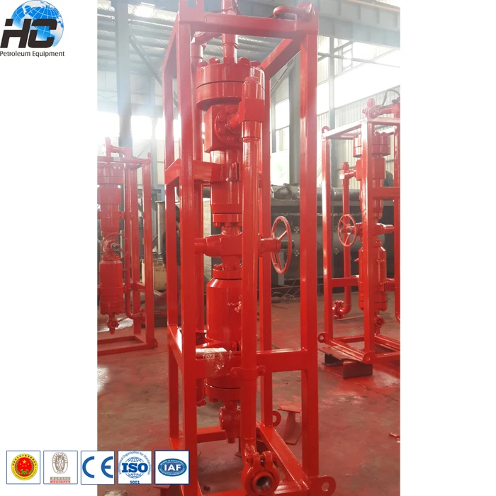 Oilfield Drilling Mud Desander / Sand Desander Machine / Wellhead Well ...