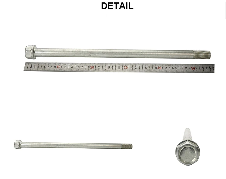 Custom Made Long Fastener Flange Head Half Thread Extra Long Bolt - Buy ...