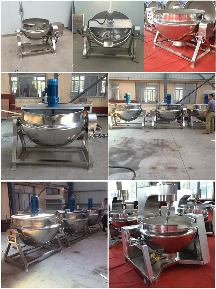 Stainless Steel Sugar Boiling Machine/sugar Melting Pot/sugar Boiler ...
