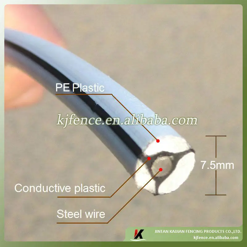 Poly Coated Electric Wire Fence - Buy Poly Coated Electric Wire Fence ...