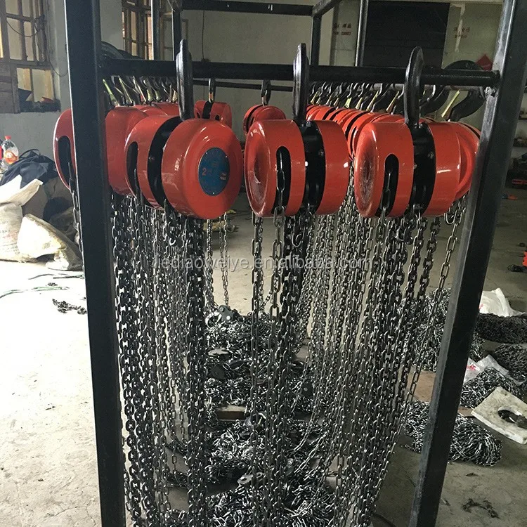 Chain Block Hoisting Equipment Manual Hoist Chain Pulley Block Lifting ...