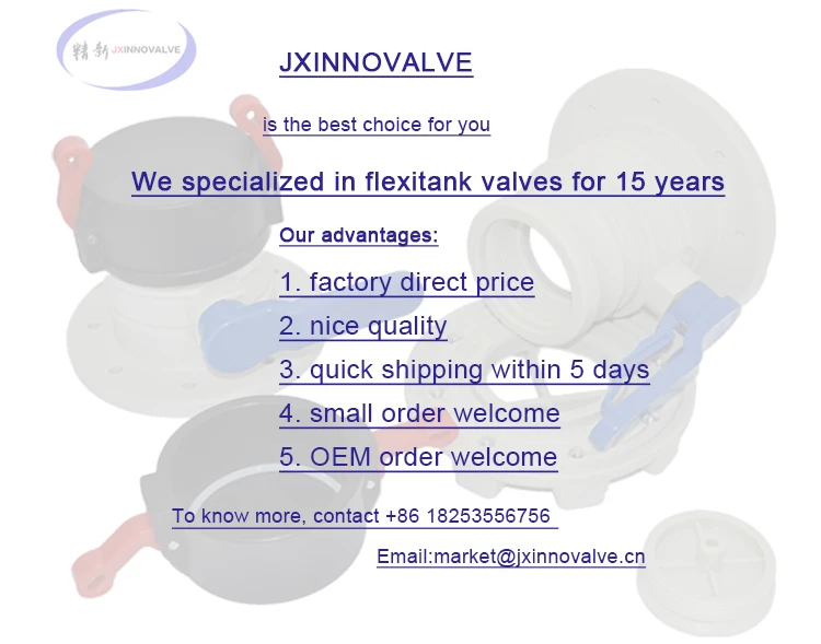 Top Loading And Unloading Flexitank/flexibag Valve - Buy Flexibag Valve ...