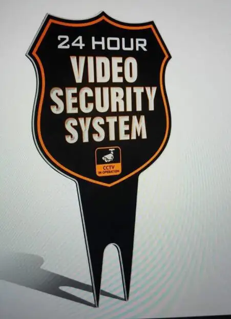 Cctv Plastic Custom Reflective Surveillance Arabic Safety Signs - Buy ...