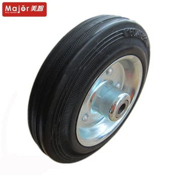5 Inch Small Solid Rubber Tire Wagon Push Cart Wheel For Toys Car - Buy ...