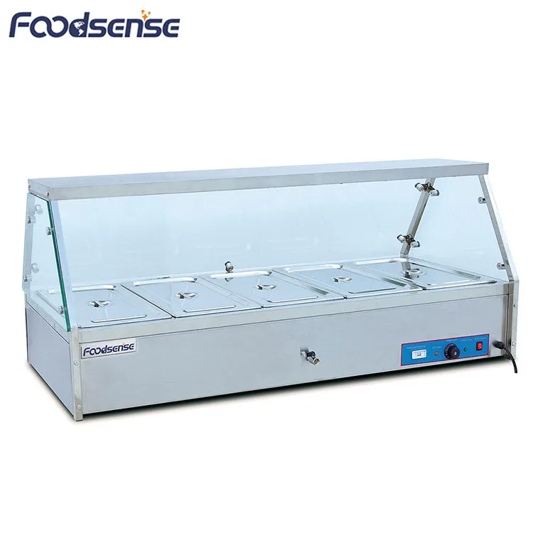 Commercial Display Large Catering Bain Marie Table Top 6 Pot Bain Marie ...