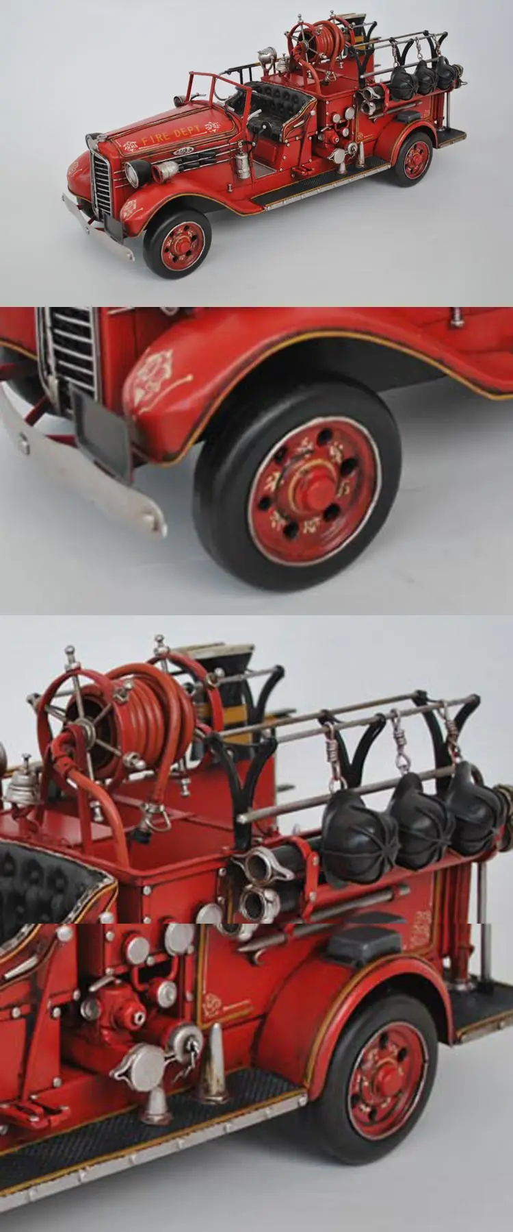Antique Fire Engine Vintage Model - Buy Vintage Fire Engine Model,Fire ...