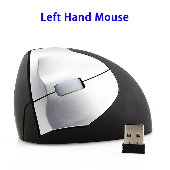 Ce Rohs Fcc Approved Ergonomic Vertical Gaming Left Hand Wireless Mouse ...