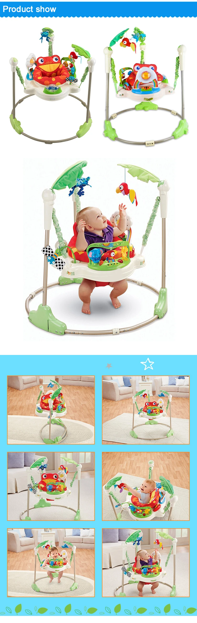 Jumping Bouncer for Baby - Safe and Fun Play Chair