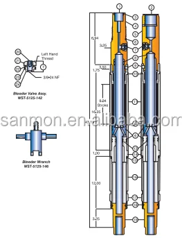 3-5/8 BP Wireline Setting tool Products from Yantai Sanmon Machinery ...