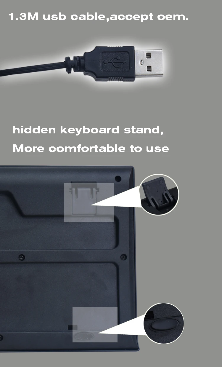 Best Quality USB Keyboard Chip for Office Use Wired