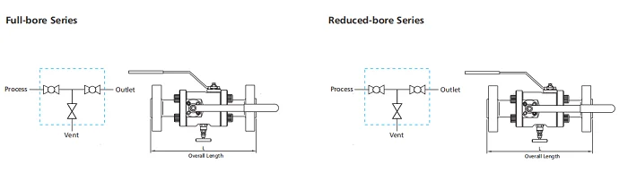 Swagelok Monoflange Double Block and Bleed Valves