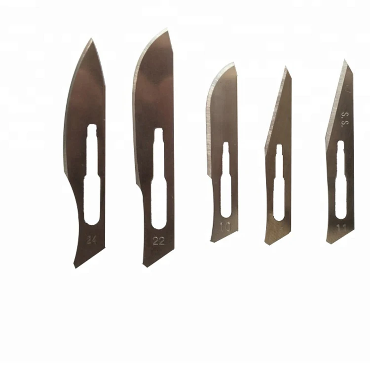 Disposable Medical Sterile Stainless Steel Carbon Steel Surgical Blade ...