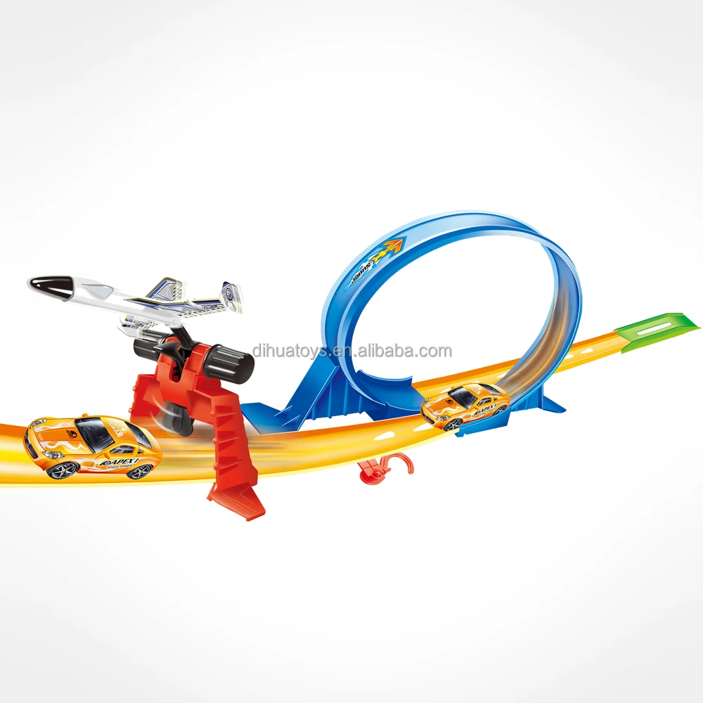 Hight Speed Freewheel Car Single Loop Race Track Set Ages 6+