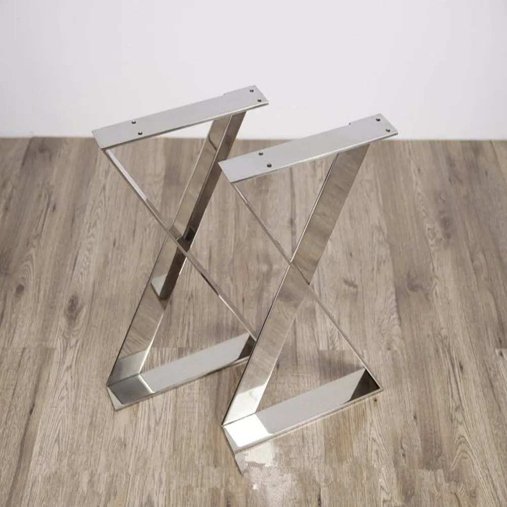 Stainless Steel Metal Legs X Shape Table Legs Furniture Legs - Buy ...