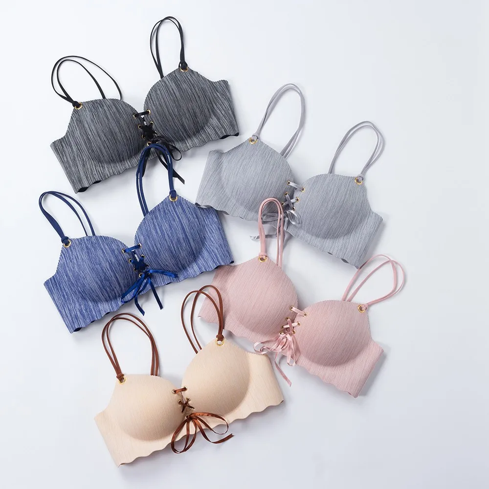 2018 Fashion Women Wireless Soft Transparent Seamless One Piece Bra ...