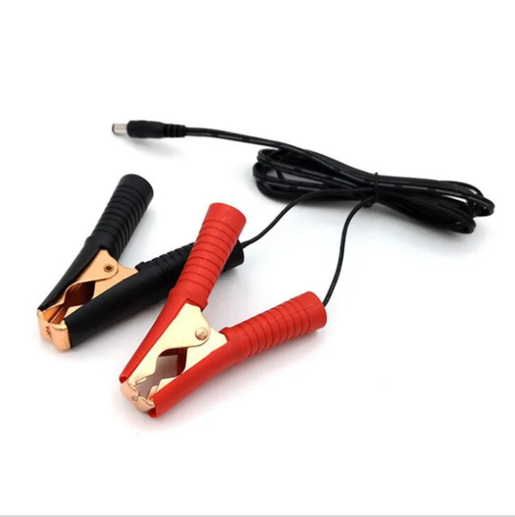 Dc 5521 To 12v Alligator Clips For Car Battery Charging - Buy Dc5521 To ...
