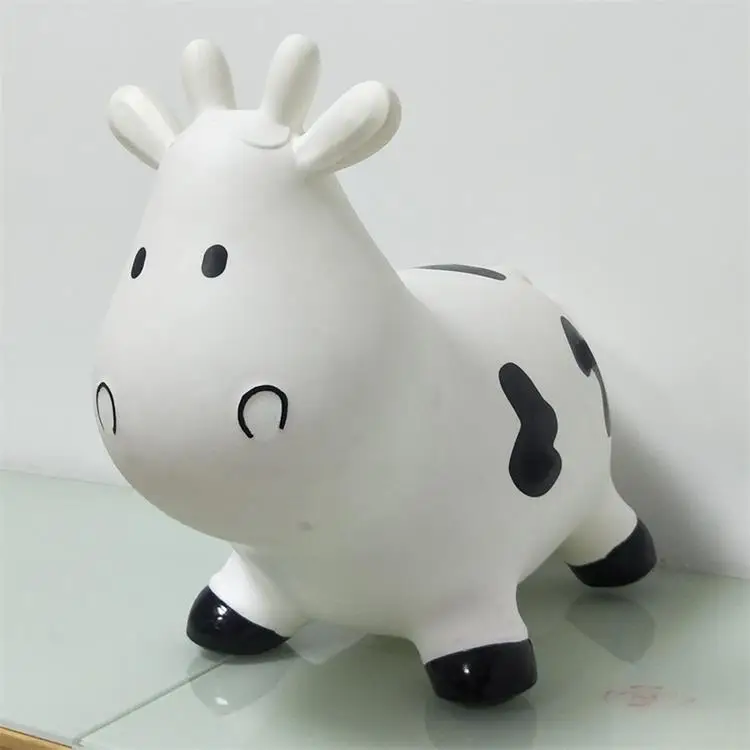 High Quality Plastic Inflatable Cow Toy Hopper For Kids - Buy Cow ...