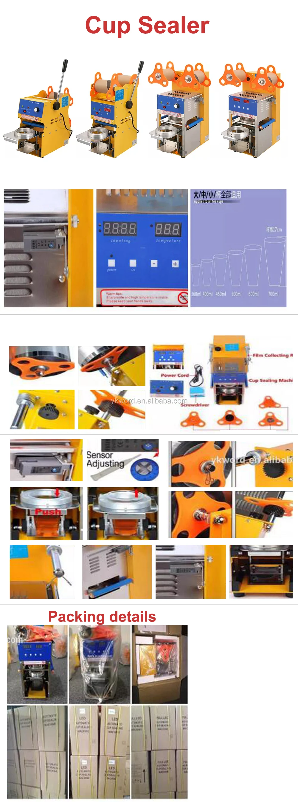 CSM-01 Manual Cup Sealer - Efficient Cup Sealing Machine