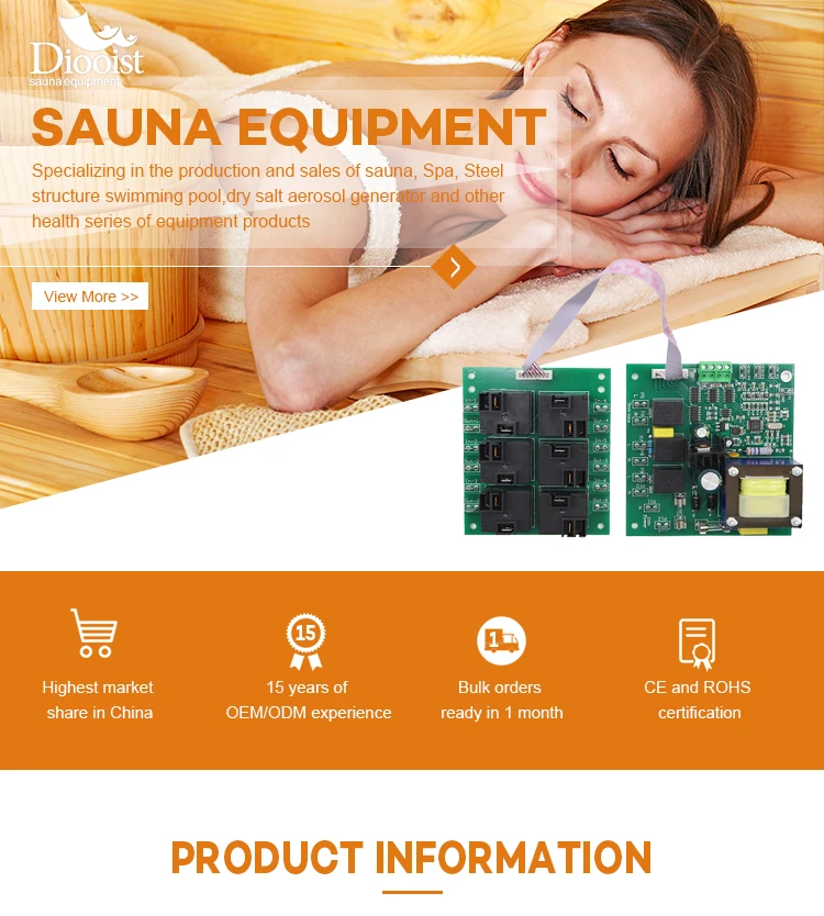 Sauna Control PCB for DON Steam Bath Generator - Reliable Circuit Board ...